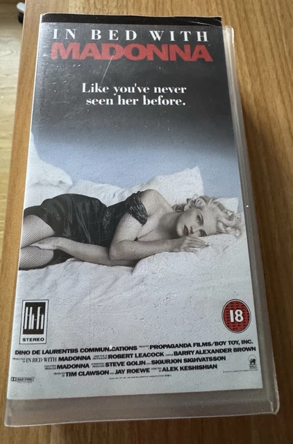 IN BED WITH Madonna Vhs Video £5.00 - PicClick UK