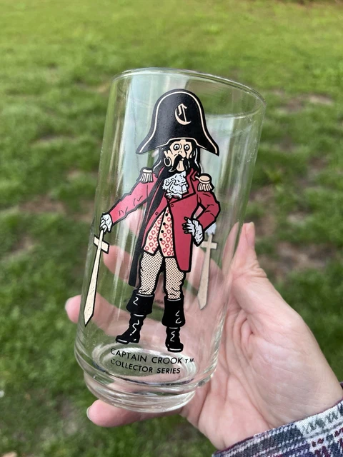 MCDONALD’S CAPTAIN CROOK Collectors Glass Pirate Clear 80's Vintage $8. ...