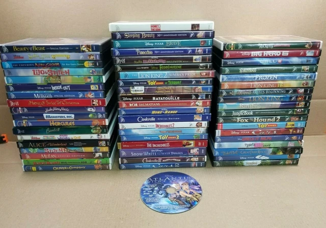 HUGE LOT OF 57 Disney Classic Animated DVD Movies Children Kids ALL ...