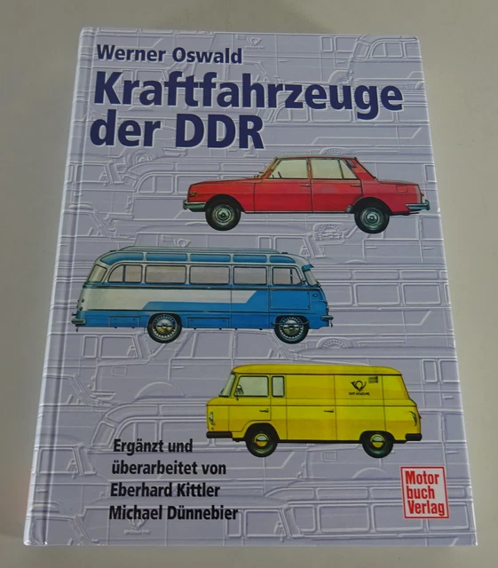 ILLUSTRATED BOOK MOTOR Vehicles The GDR With Ifa,Trabant,Wartburg,lada ...