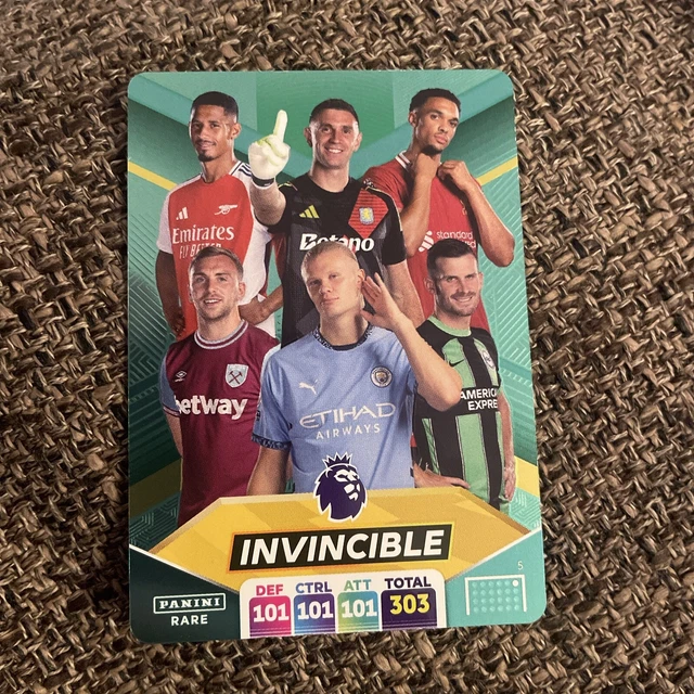 PANINI ADRENALYN XL Premier League 2025 Invincible Parallel Card ...