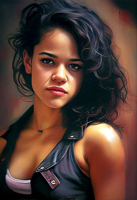 METAL PLAQUE SIGN 1950's michelle rodriguez pin up Bar Man AI ART cave retro d6 £3.49 - PicClick UK