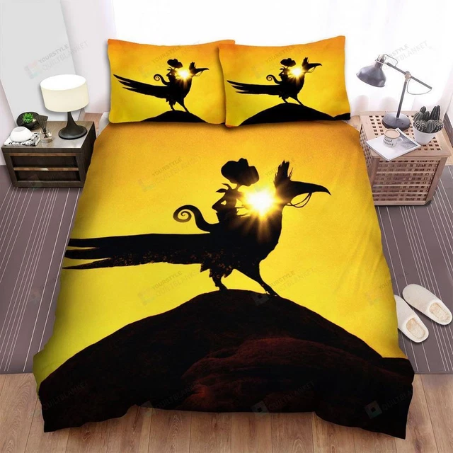 RANGO THE COWBOY Poster Quilt Duvet Cover Set Bedspread Single ...