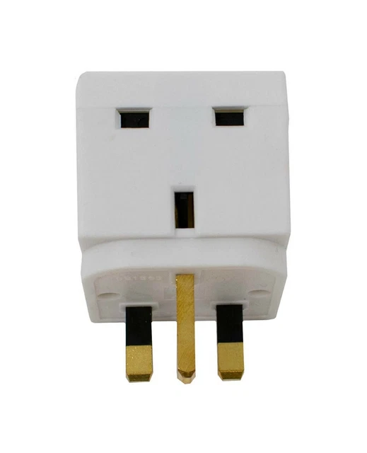 3 WAY ADAPTER 3 Pin Mains Socket 13 Amp Double Household Multi Plug ...