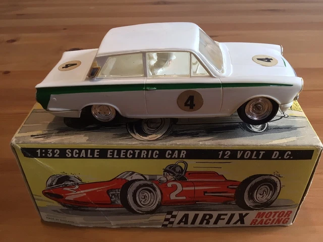 AIRFIX MMRC MOTOR Racing M8C Lotus Ford Cortina 1:32 Scale Slot Car ...
