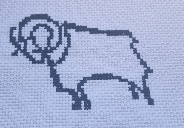 DERBY COUNTY FOOTBALL Club Cross Stitch Pattern PDF £2.25 - PicClick UK