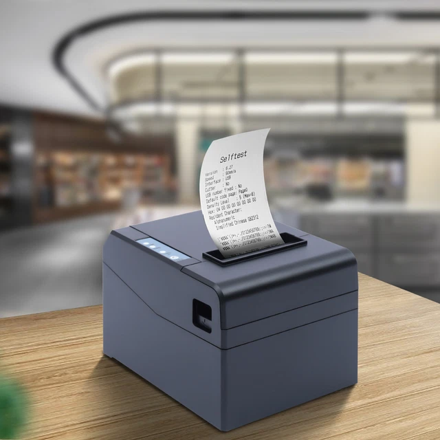 USB 80MM THERMAL Receipt Printer POS with Auto Cutter High Speed ...