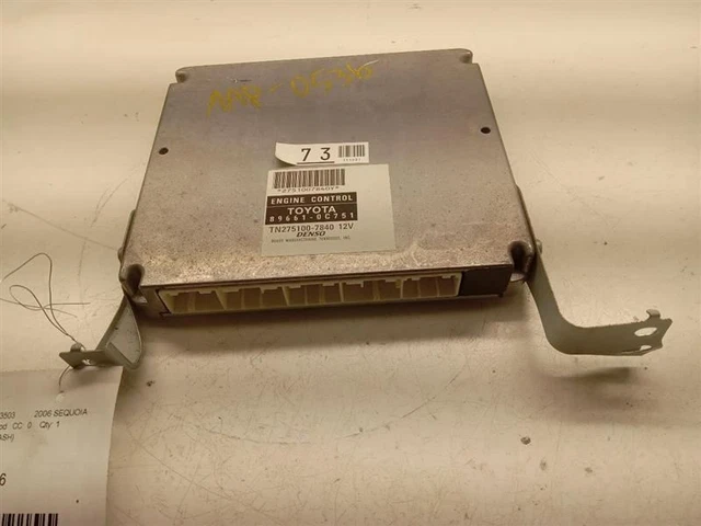 ENGINE ECM ELECTRONIC Control Module Center Dash 4WD Fits 06 SEQUOIA ...
