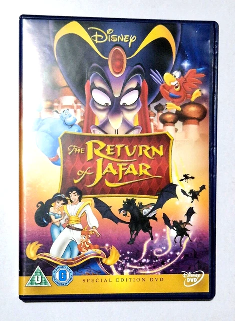 ALADDIN THE RETURN Of Jafar DVD Disney Film £2.75 - PicClick UK