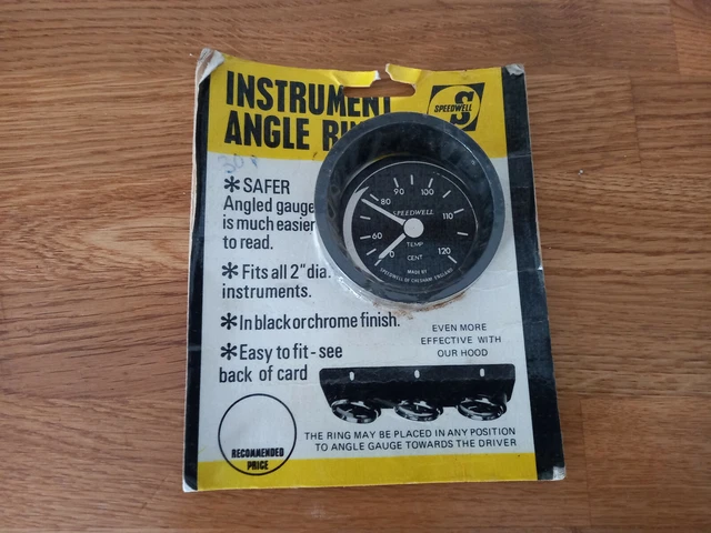 CLASSIC MINI COOPER S BMC Smiths Speedwell Genuine NOS Dial Shroud ...