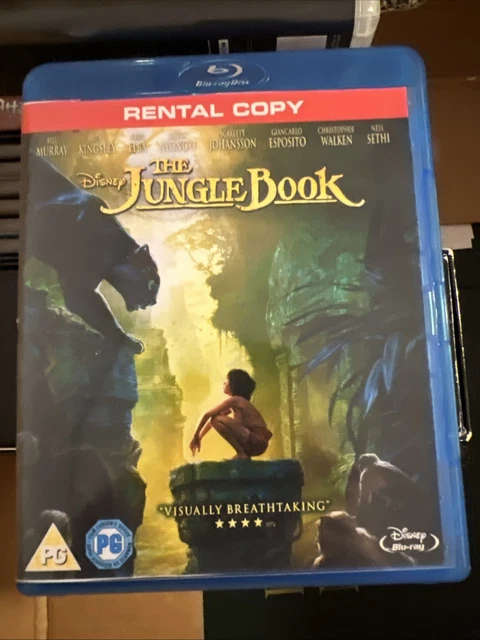 THE JUNGLE BOOK [Blu-ray] [Region A & B & C] Rare Rental Copy £9.99 ...