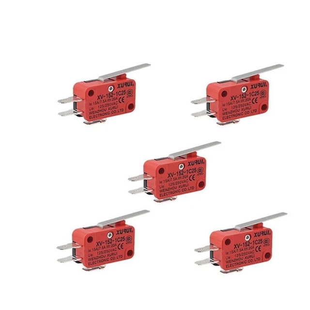 5 PCS MINIATURE Microswitch Silver Pivot Handle Type Lever Small $24.07 ...