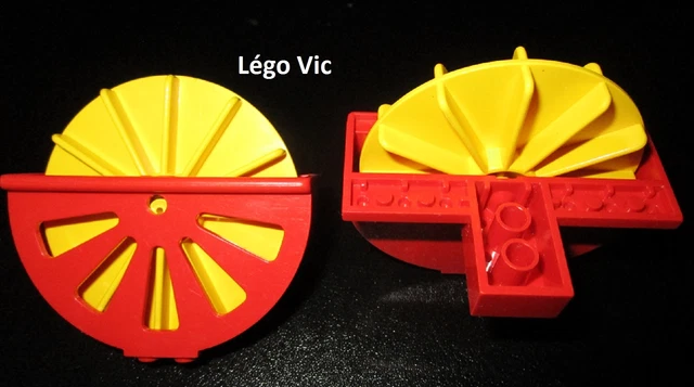 LEGO 4788C01 X2 Fabuland Roue de Bateau à aubes Paddle-Wheeler Wheel ...