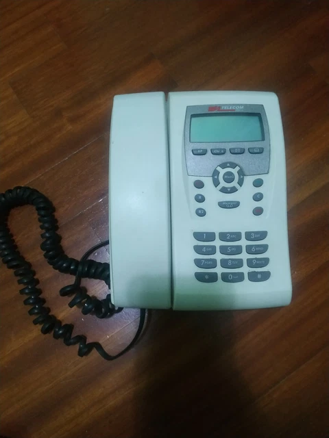 TELEFONO FISSO SIRIO 187 BASIC TELECOM Bianco - Non funzionante EUR 15 ...