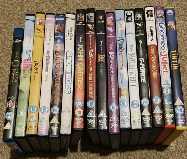 16X DISNEY ANIMATED DVD Bundle Film Movie Collection Pooh Toy Story ...