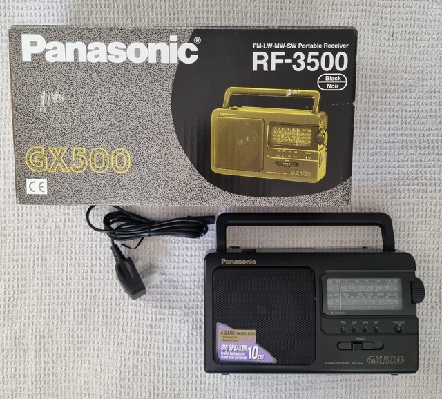 PANASONIC GX500 4 Bandwidth Portable Radio Receiver Used Once Tested ...