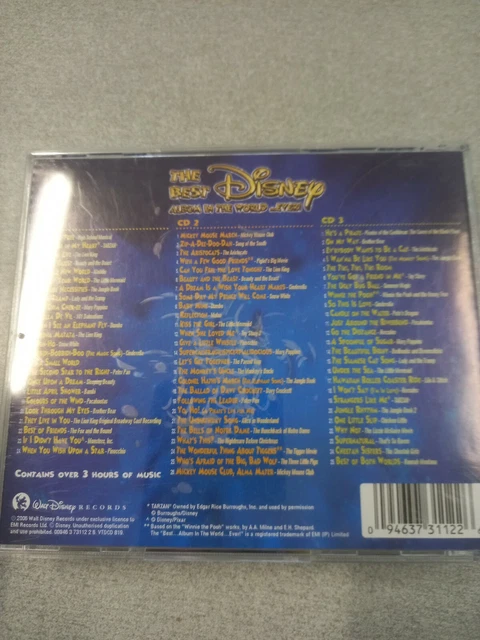 THE BEST DISNEY Album In The World Ever. Box 3 Cd 75 Tracks EUR 14,00 ...