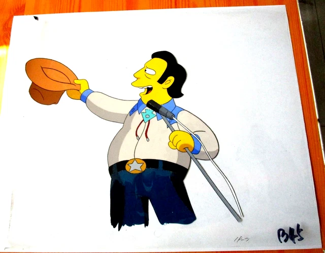 COLONEL HOMER SIMPSON 1992 hat SIMPSONS FOX Disney Original Production ...