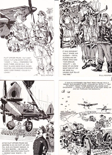 AFTER THE BATTLE - Set Of 16 P/O Percy Prune Cartoons Postcards £8.50 ...