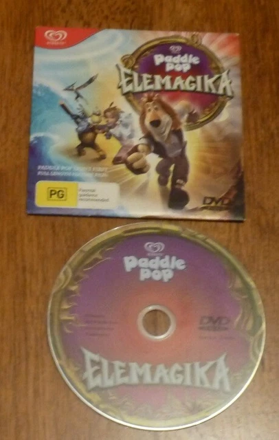 PADDLE POP ELEMAGIKA dvd REGION 4 promotional movie RARE streets 2010 ...
