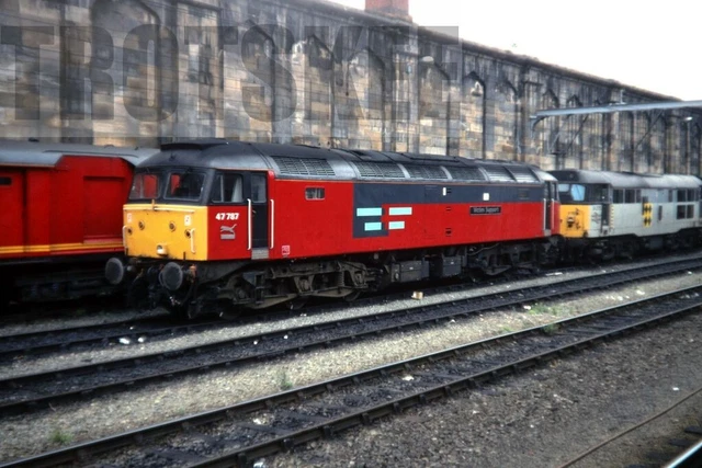 35MM SLIDE BR British Rail Diesel Loco Class 47 47787 1995 Original £4. ...