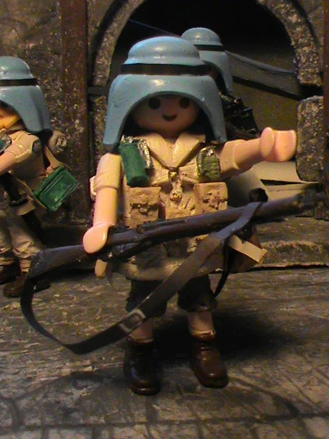 PLAYMOBIL CUSTOM COMANDO Sas (Afrique-1941) Ref-0112 Bis EUR 24,79 ...