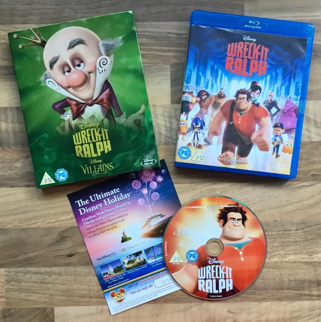 WRECK IT RALPH - Disney Villains Outer Slip Case - Blu-Ray 51St ...