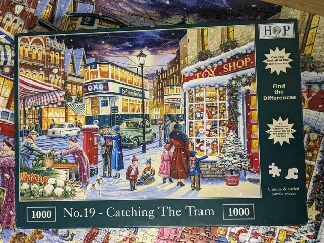 H.O.P. 1000 PIECE Find The Difference Jigsaw puzzle No19 Catching The ...