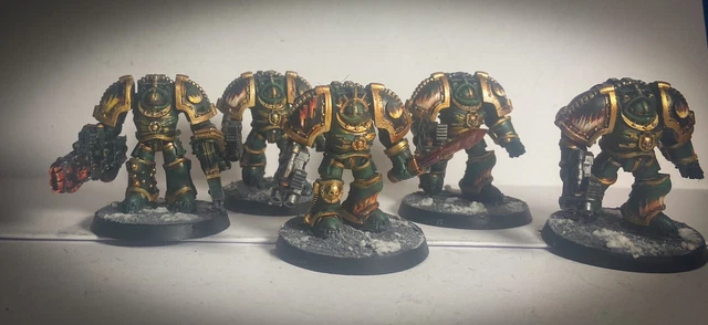 HORUS HERESY SALAMANDERS Converted Legion Saturnine Terminator Armour ...