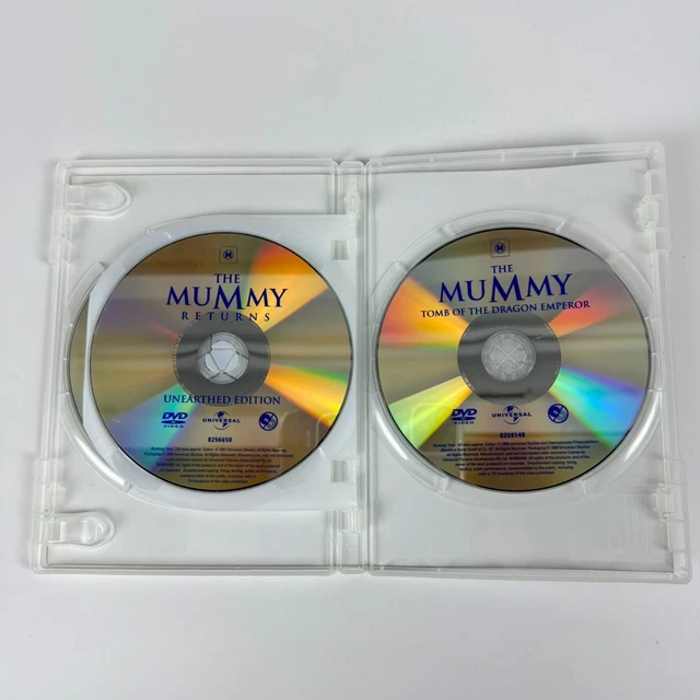 THE MUMMY TRILOGY (3 DVD set 2008) Brendan Fraser Rachel Weisz John ...