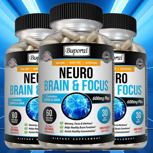 NEURO BRAIN & Focus - Nootropics, Brain Health Supplements, Memory ...