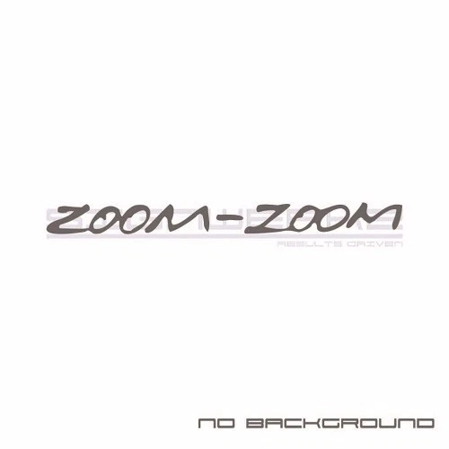 ZOOM ZOOM DECAL Sticker JDM MX5 miata rotary engine go kart mazda mazda ...