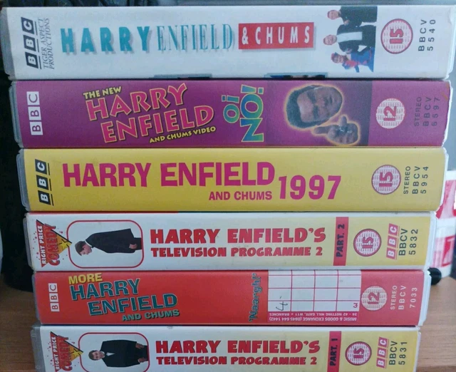 HARRY ENFIELD BUNDLE VHS Tapes x 6 British UK Cult BBC Comedy £9.03 ...