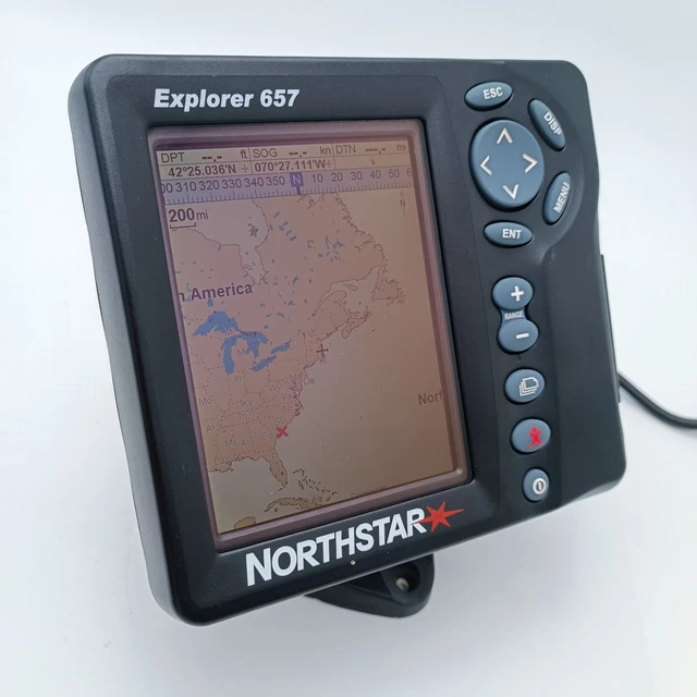 NORTHSTAR EXPLORER 657 Marine Chartplotter NAVMAN TRACKER C-MAP Max ...