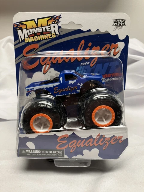 MONSTER MACHINES 1/64 Equalizer Monster Truck Wars Die-Cast TNT ...
