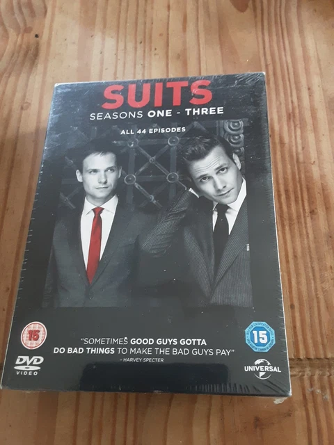 SUITS SEASON 1 to 3 Region 2 DVD Box Set New Sealed £7.00 - PicClick UK
