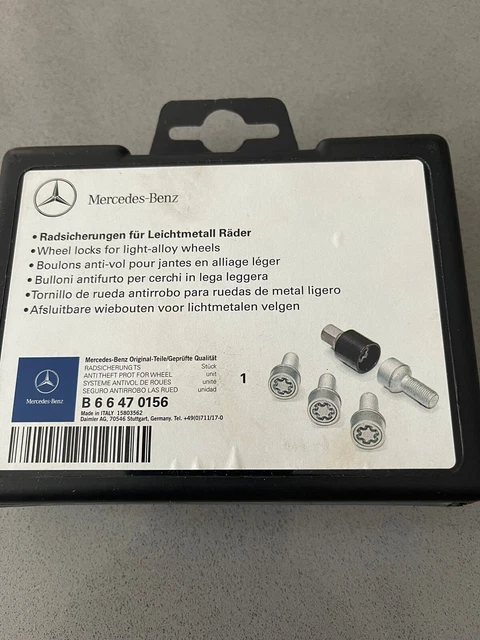 GENUINE MERCEDES-BENZ LOCKING Wheel Nut Bolt Key Set B 66470156 £45.00 ...
