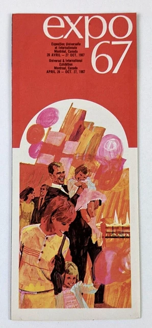 1967 EXPO 67 Montreal Canada World's Fair Info Exhibits Vintage Travel ...