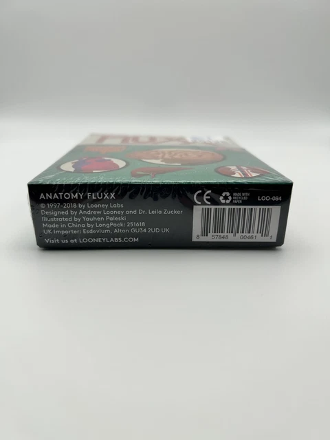 ANATOMY FLUXX CARD Game Looney Labs Ever-Changing Card Game LOO 084 ...