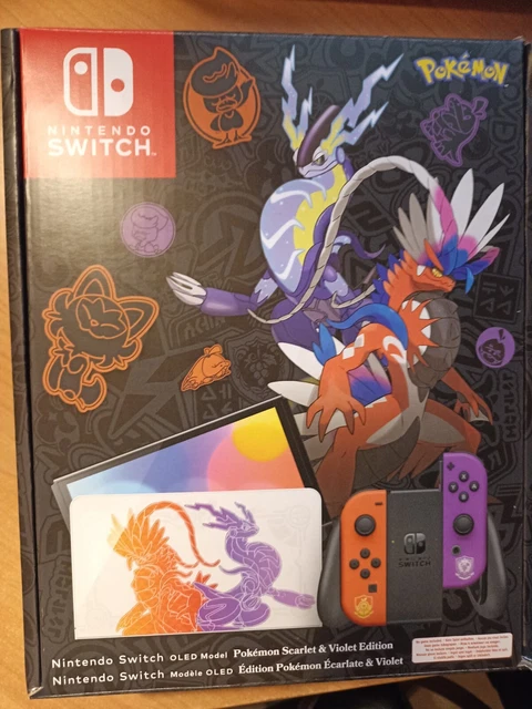 NINTENDO SWITCH OLED Pokemon Console Limited Edition Scarlet & Violet £ ...