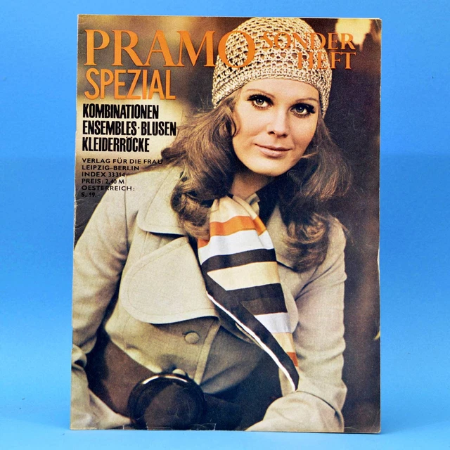 DDR PRAMO SONDERHEFT Spezial 1969 mit Schnittmuster Mode Verlag für die ...