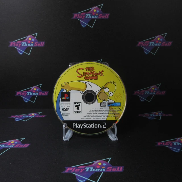 THE SIMPSONS GAME PS2 PlayStation 2 Disc Only - (See Pics) £21.86 ...