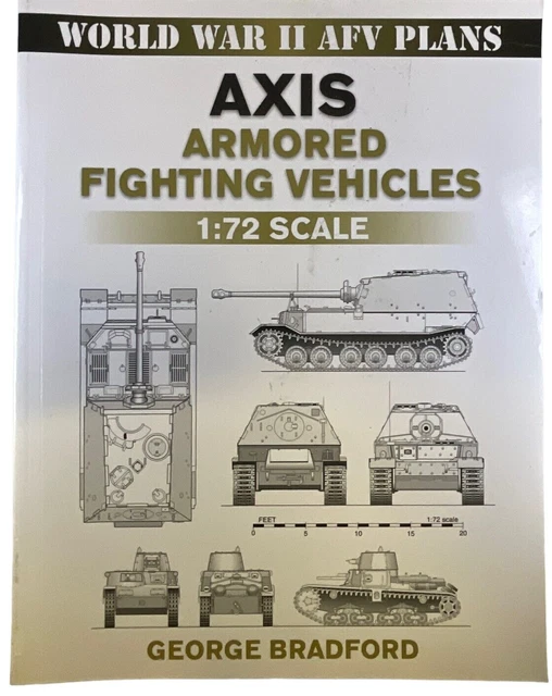 WW2 GERMAN AXIS Armoured Fighting Vehicles 1:72 Scale AFV Plans ...