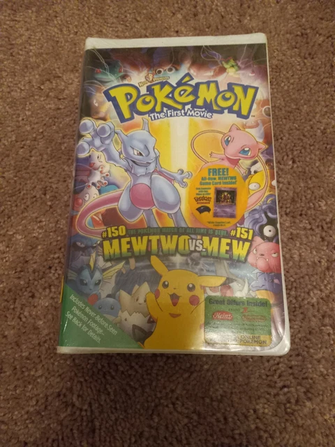 POKÉMON THE FIRST Movie: Mewtwo vs Mew (VHS, 2000, Clamshell) NEW ...