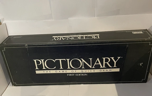 PICTIONARY THE GAME of Quick Draw 1988 First Edition 1st Edition Board ...