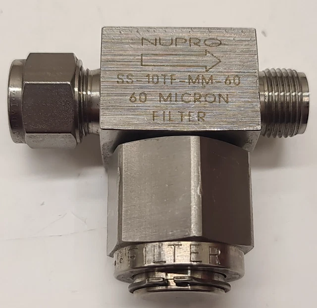 SWAGELOK NUPRO SS-10TF-MM-60 Filter 60μm EUR 39,00 - PicClick DE