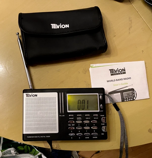 TEVION 3037 FM MW SW1-2 PLL Digital Turner Radio World Band Receiver ...