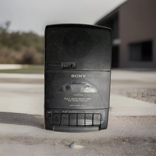 SONY WALKMAN TCM-939 Vintage Cassette Recorder 1990s Portable Voice ...