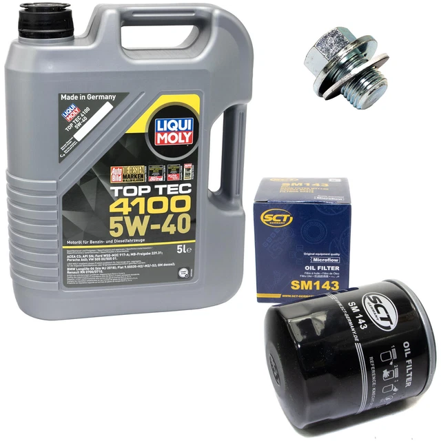HUILE MOTEUR KIT 5W-40 5 Litre + Filtre à Sm 143 + Hélice pour Lexus Rx ...