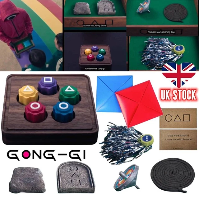 2025 SQUID GAME Six-Legged Pentathalon Game Gonggi,Ddakji,Paeng-y,Jebi ...